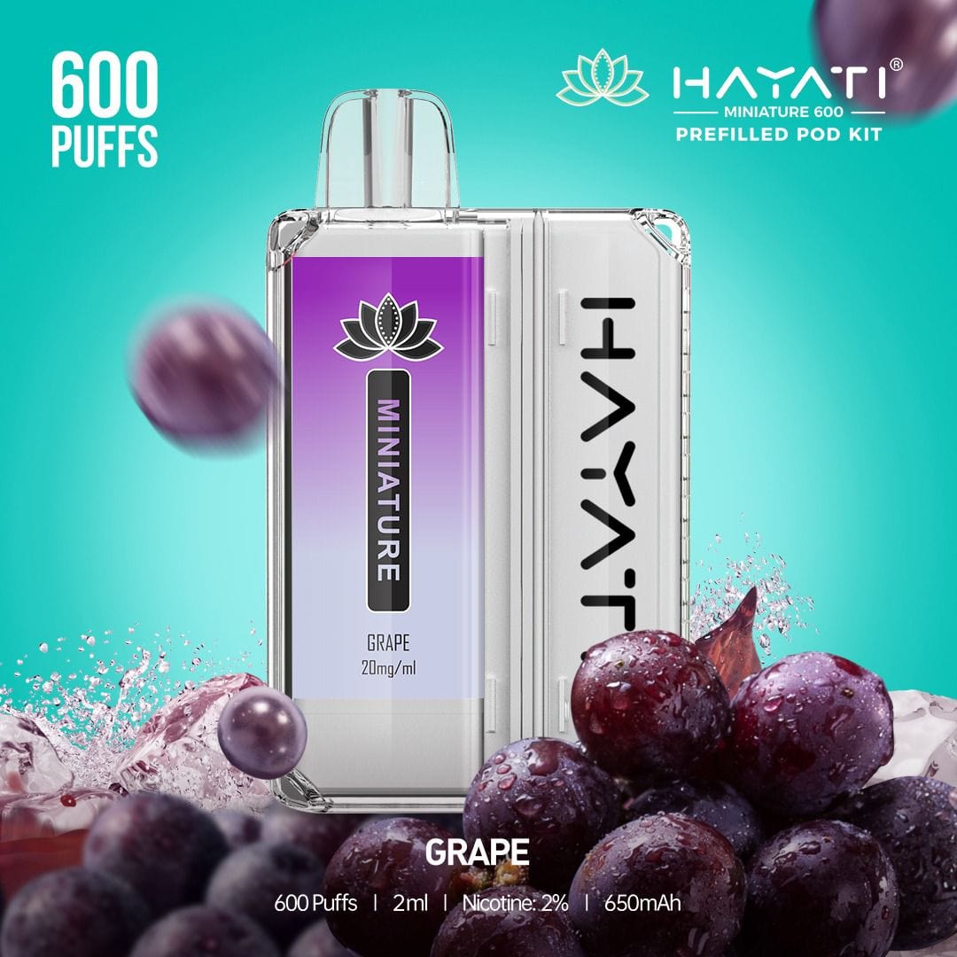 Hayati Miniature 600 Prefilled Pod Kit | £8.99 Only Hayati Miniature 600 Prefilled Pod Kit | £8.99 Only